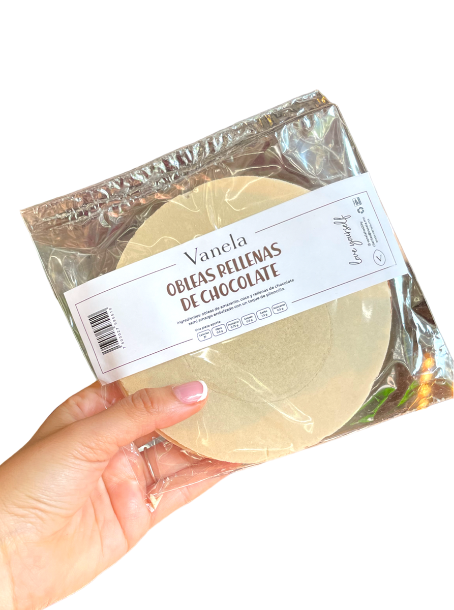 Obleas rellenas de Chocolate – Vanela®